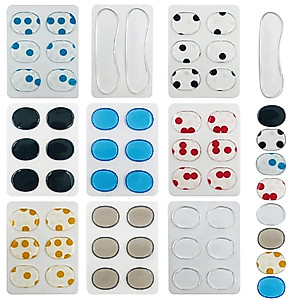 50 pieces Drum Dampeners Gel Pads, lyfLux Silicone Drum Silencers, Drum Mute Pads, Dumb Drum Damping Pad, Overtone Paste, Drum Damper Gel Pads For Drums Tone Control