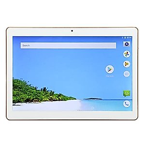 LBEC 10.1 Inch Tablet 1280x800 HD Tablet White Portable RAM 2GB Dual Card Dual Standby for Office Phone Calls (US Plug)