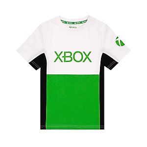 Xbox T-Shirt Boys Kids Black Green Game Console Logo Clothing Top 11-12 Years