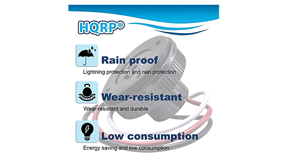 HQRP Photocell Sensor | Dusk to Dawn Outdoor Light Switch