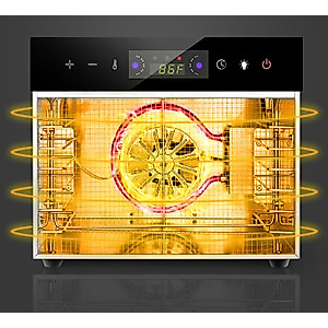 Food-Dehydrator-Machine Food-Dryer for Fruit-Mushroom-Meat-Jerky-Herb Stainless-Steel