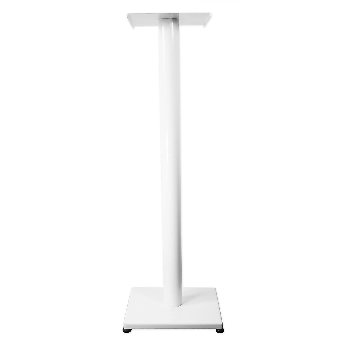 Rockville Pair 37" Steel Bookshelf Speaker/Studio Monitor Stands-White (RS37W V2)