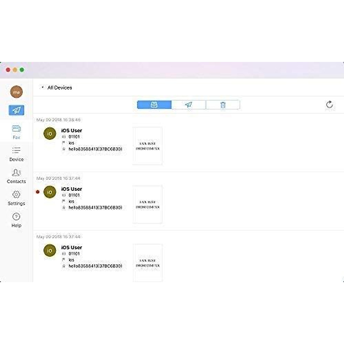 CimFAX A5 Paperless Fax Machine Send Fax from PC/Mobile Phone via Fax Line 24/7 Anytime Anywhere Fax Remotely Fax Server 5 Users Fax2email