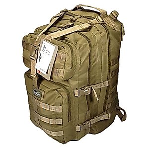 NexPak 21" 3400 cu.in. Tactical Hunting Camping Hiking Backpack ML121 TAN