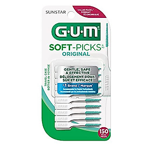 GUM Soft-Picks Original Dental Picks, 150 Count (Pack of 6)