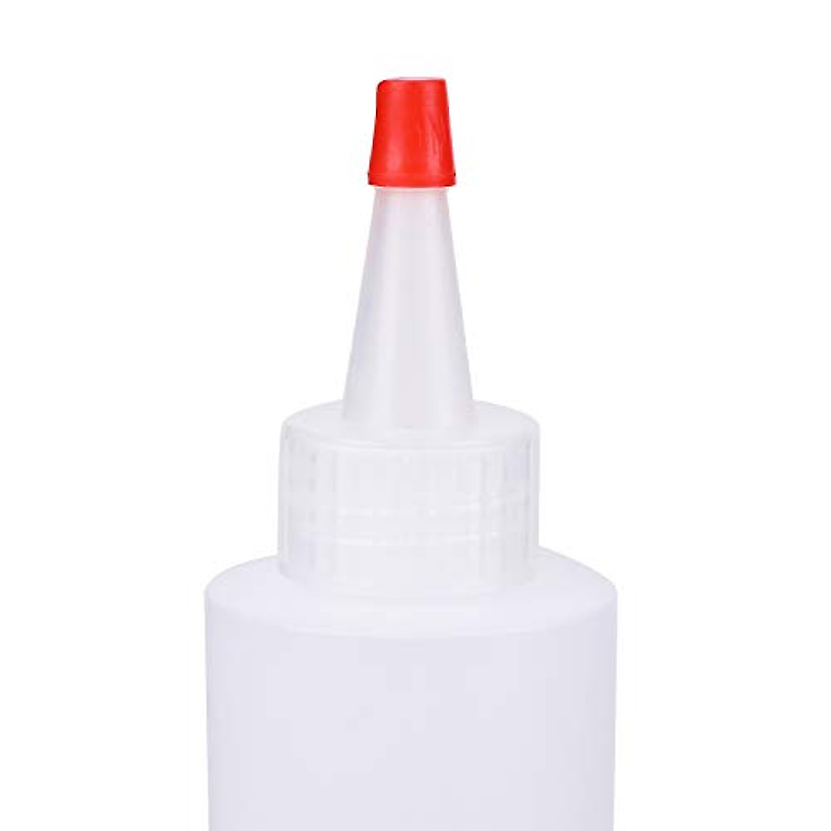 Bekith 30 Pack Small Plastic Squeeze Condiment Bottles with Red Tip Cap, 4 Ounce Squirt Bottle For Ketchup, BBQ, Sauces, Syrup, Condiments, Dressings, Arts and Crafts