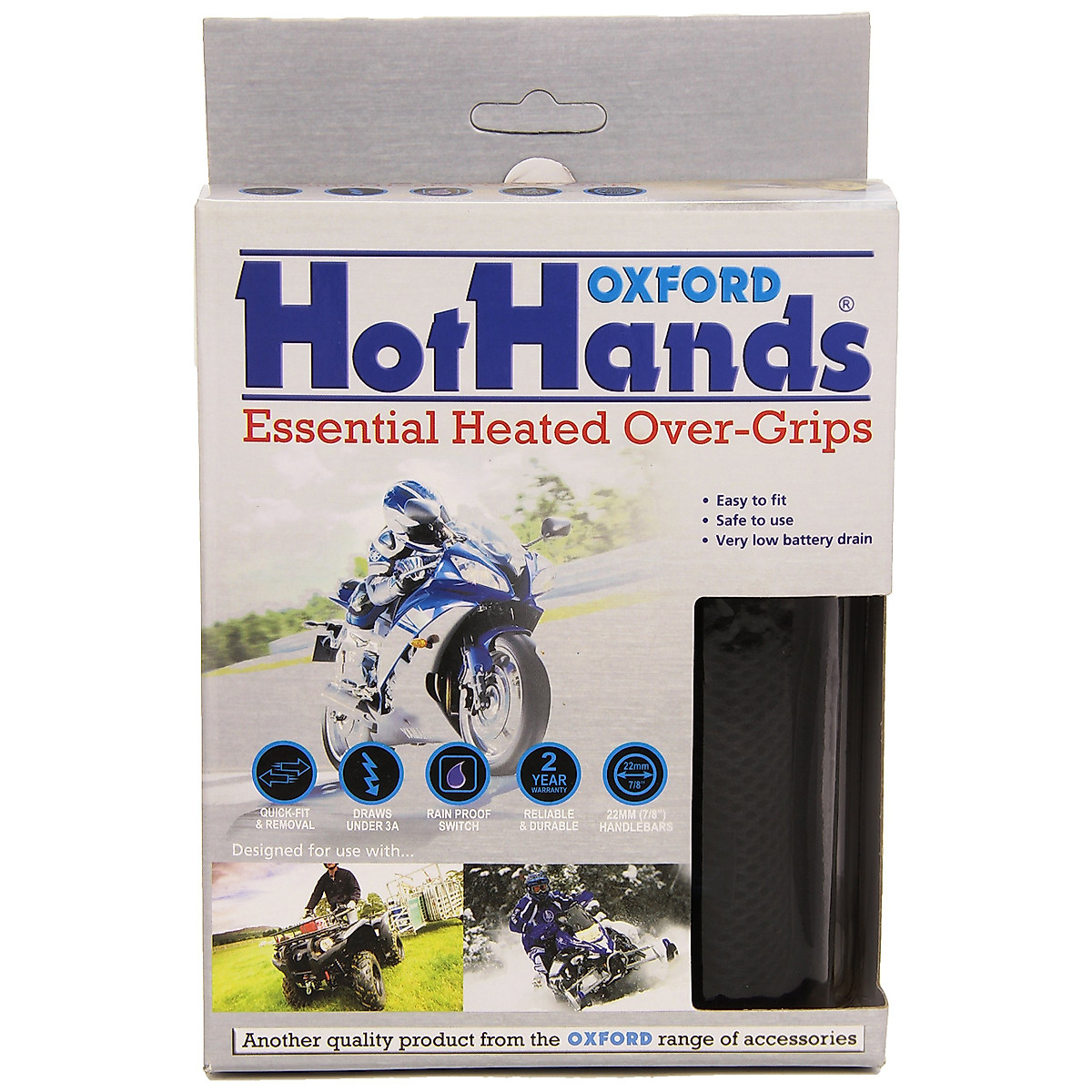 Oxford - Essential HotHands (Temperature controlled Motorcycle Grips)