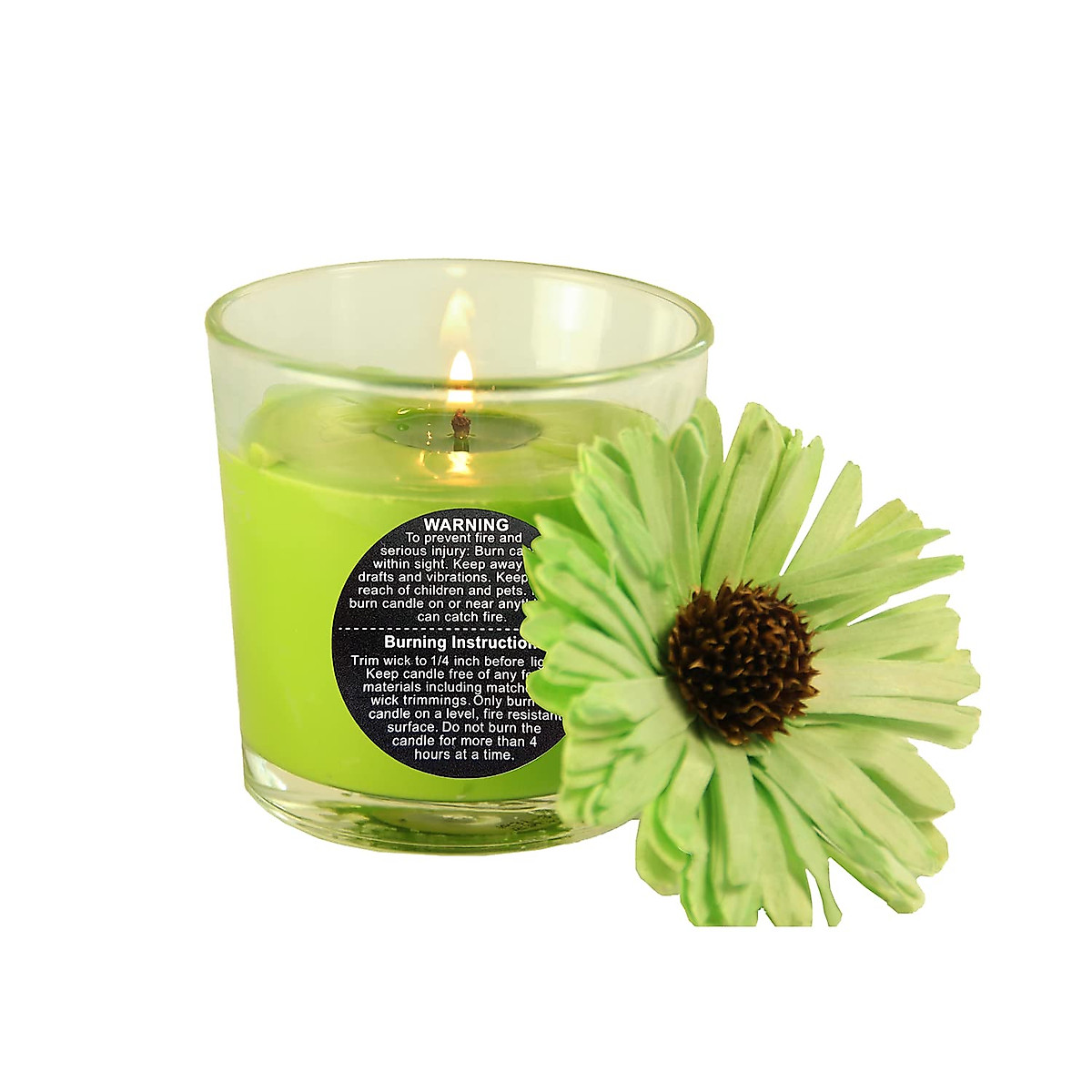 1500 Pcs Candle Warning Labels,1.5inch Candle Jar Container Stickers, Candle Safety Stickers for Candle Making DIY Candle Jars