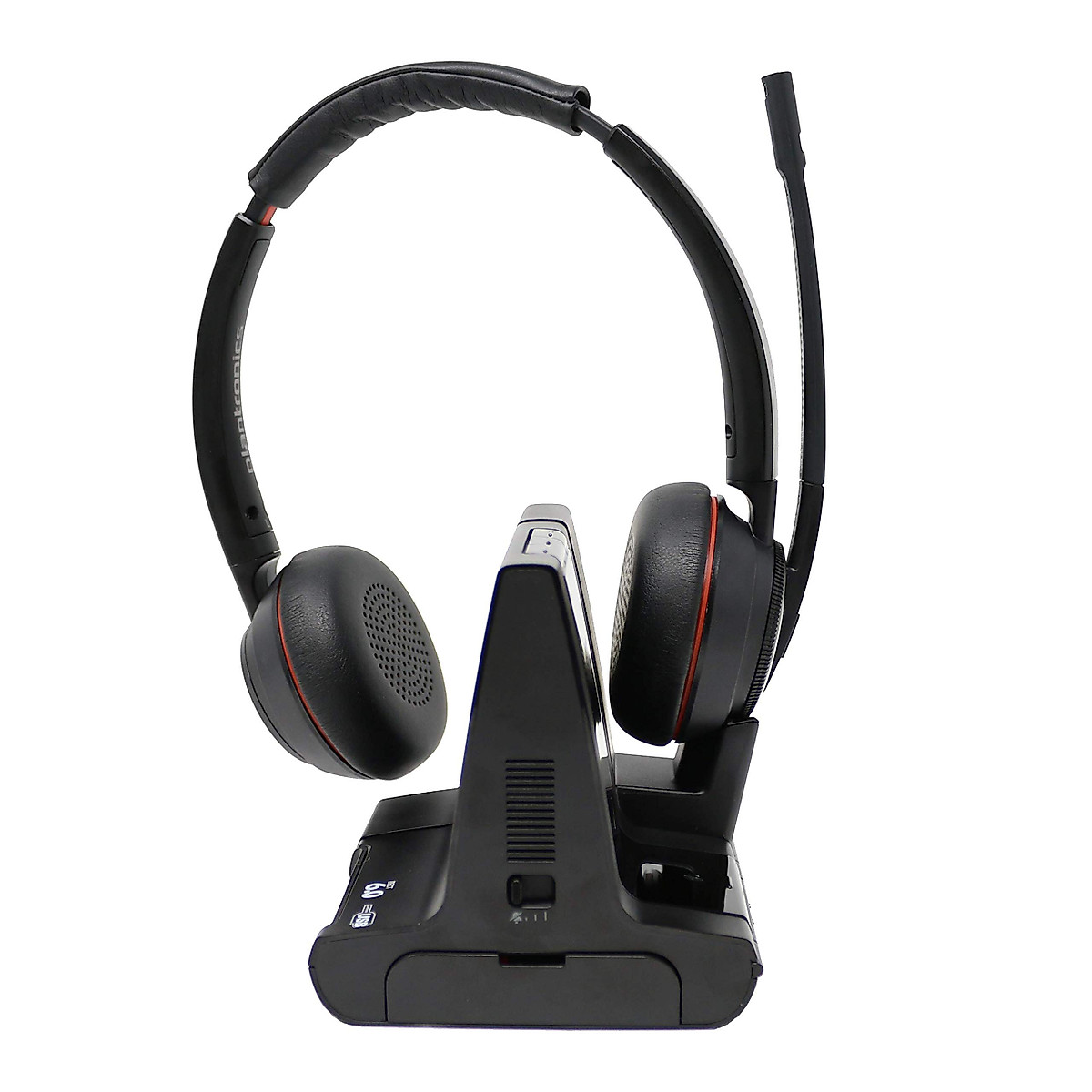 Plantronics SAVI 8200 Series W8220-M Wireless DECT Headset System, Certified for Skype for Business