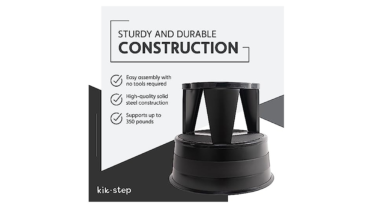 Cramer Kik Step Steel Step Stool - Durable & Sturdy