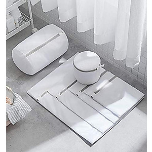 (6packs) Delicate Honeycomb Mesh Laundry Bag, Protective Clothes, Suitable For Bed Sheets, Quilt Covers, Coats, Windbreaker, Sweaters, T-shirts, Jeans And Other Items