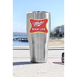 Miller High Life Logo Sticker- Miller Lite Beer Drink Vinyl Decal (3 in)