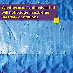 ATack RV Awning Repair Tape, 3" x 30 Foot, Waterproof Rip Stop Patch and Tent Repair Tape for Vinyl, RV punctures, Camper, Awning, Canopy, Tents, Tarpaulin and Greenhouse