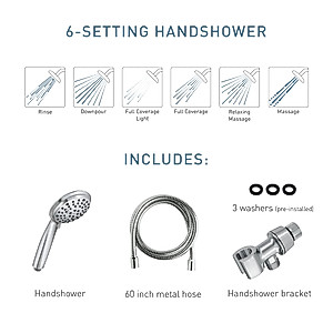Moen Attune Chrome Handheld Shower, 218H0