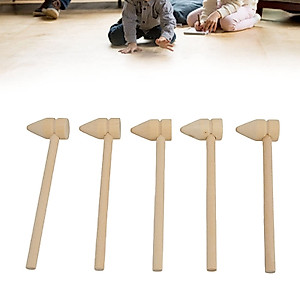 35Pcs Mini Wooden Hammer Hardwood Hammer Knockout Hammer Kids Toys Shell Cracker Accessories for Seafood Lobster Tool Leather Craft