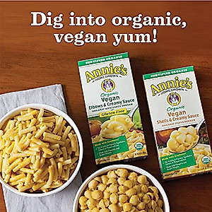 Annie's Organic Vegan Mac, Shells and Sweet Potato Pumpkin, 6 oz (Pack of 12)