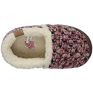 Acorn Unisex-Child L'il Jam Moc Slipper, Raspberry, 3-4 Big Kid