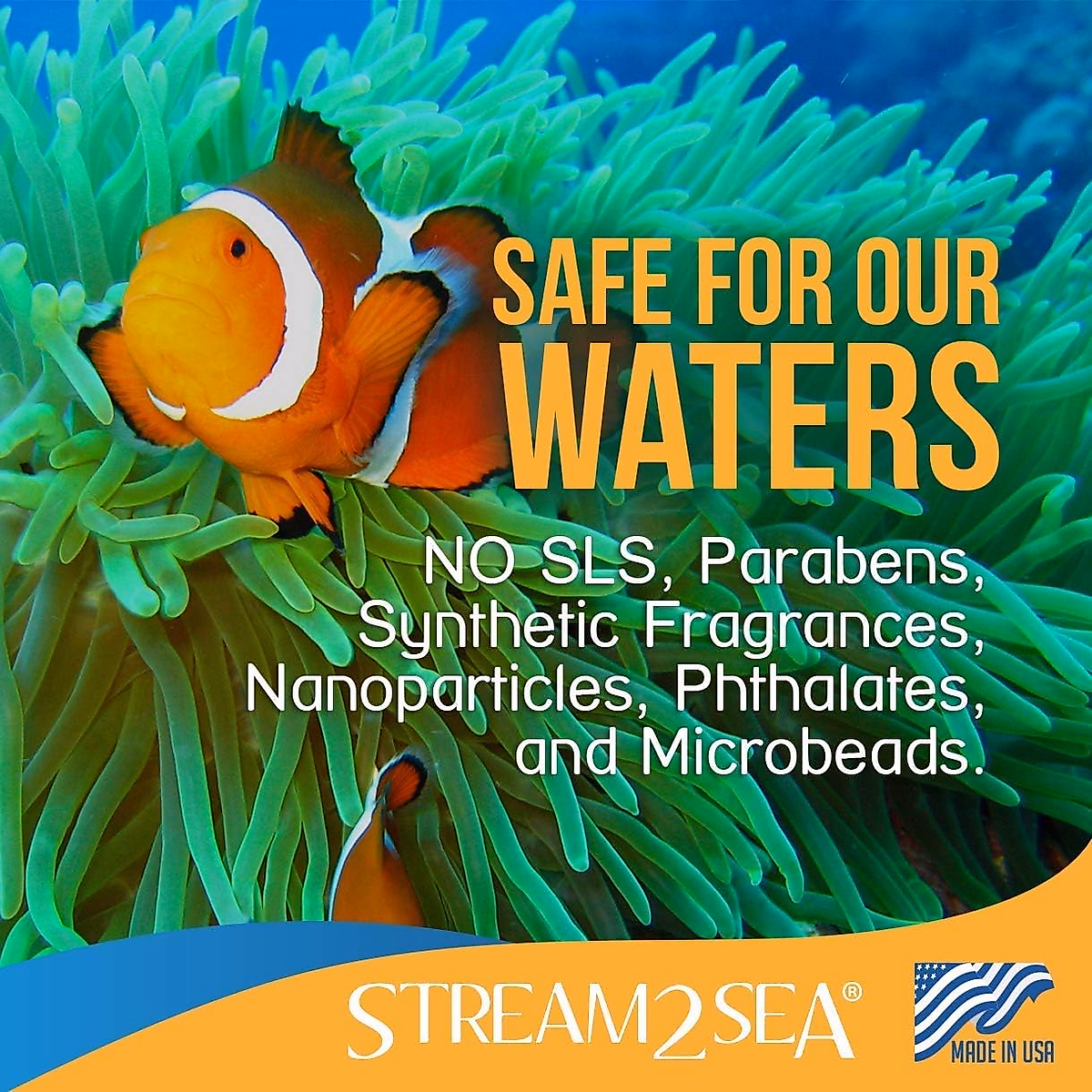 STREAM 2 SEA SPF 30 Mineral Sunscreen Biodegradable and Reef Safe Sunscreen, 3 Fl oz Non-Greasy and Moisturizing Mineral Sunscreen For Face Protection and Body Against UVA and UVB