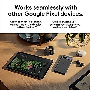 Google Pixel Tablet with Charging Speaker Dock - Android Tablet with 11-Inch Screen, Smart Home Controls, and Long-Lasting Battery - Hazel/Hazel - 128 GB