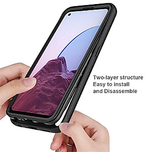 DAMONDY for OnePlus Nord N20 Phone Case, OnePlus Nord N20 5G Case,360 Full Body Protection Rugged Clear Shockproof Case Protective Cover Fit for OnePlus Nord N20 5G -Sky Blue