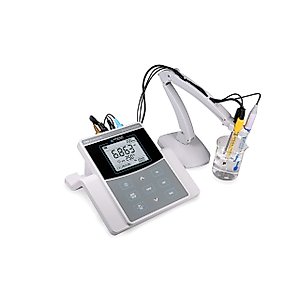 Apera Instruments, LLC-AI533 PC820 Precision Benchtop pH/Conductivity Multiparameter Meter Kit with Highest Accuracy ±0.002 pH and ±0.5% F.S, up to 5-Point Auto. Calibration