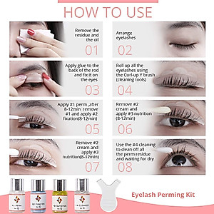 Lash Lift Kit for Perming, Curling and Lifting Eyelashes | 2024 Updated | Semi Permanent Salon Grade Supplies for Beauty Treatments | Includes Eye Shields, Pads and Accessories