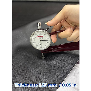 Faux Leather Upholstery Fabric - Quality Pebbled Pattern Leather for Chairs, Car Interior, Bags, & DIY Craft - 1.25 mm thk, 2 Yards of Fabric for Furniture Reupholster - Kintex, Savana