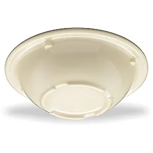 Carlisle FoodService Products Kingline Reusable Plastic Bowl Fruit Bowl with Rim for Home and Restaurant, Melamine, 4.75 Ounces, Tan, (Pack of 48)