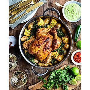 Thomas Keller Insignia by Hestan - Stainless Steel 9 Quart Rondeau, Induction Cooktop Compatible