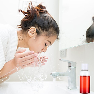 100 Pack 2 oz Travel Bottles Plastic Bottles with Lids Travel Size Cover Cap Plastic Travel Size Bottles Refillable Dispensing Bottles with 5 Funnels Liquid Lotion for Travel(Clear)