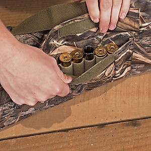 Drake Waterfowl Floating Side-Opening Padded Gun Case - Soft Rugged Waterproof Hunting Shooting Gun Carry Bag for Storage & Transportation, Mossy Oak Terra Bayou