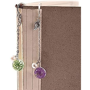 RIOMAN Bookmarks Metal Bookmark Bookmark Sprout Bookmarks Bookmark Metal Bookmark Cute Cartoon Beautiful Cool Book Page Mark Student Stationery Bookmarks Book Marker Bookmarker (Color : Brown)