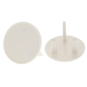 Fielect Outlet Plugs Covers Childproof Outlet Covers Protectors Electric Socket Cover Electrical Protector White 5Pcs