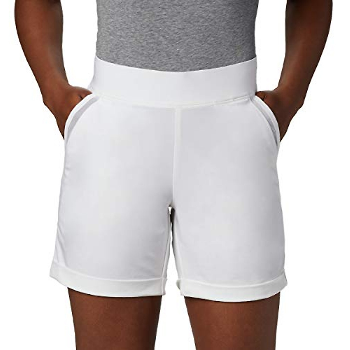 Columbia Women's Slack Water Woven Short, White, Small x 6