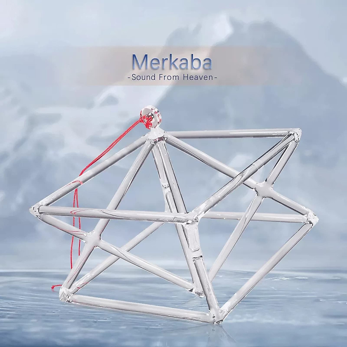 5/6 inch Chakra Optically Clear Quartz Crystal Singing Merkaba Pyramid with Singing Pyramid Carrying Case and Two types Crystal Singing Bowl Striker (Size : 6 inch and bag)