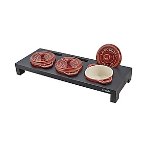 Staub Wood Mini Cocotte Stand - Black
