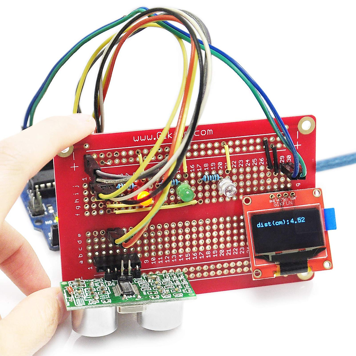 Gikfun Solder-able Breadboard Gold Plated Finish Proto Board PCB DIY Kit for Arduino (Pack of 5PCS) GK1007