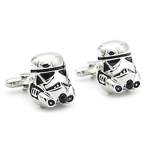 iGame Movie Star Cuff Links 3D Film Warrior Design Vintage Cufflinks with Gift Box