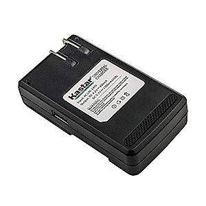 Kastar Intelligent Mini Travel Charger (with High Speed Portable USB Charge Function) for PDA Camera Li-ion Battery Digital Cameras Mp3 Mp4 Players Hand Held Gaming Devices PDAs, Z Cam E1 Camera