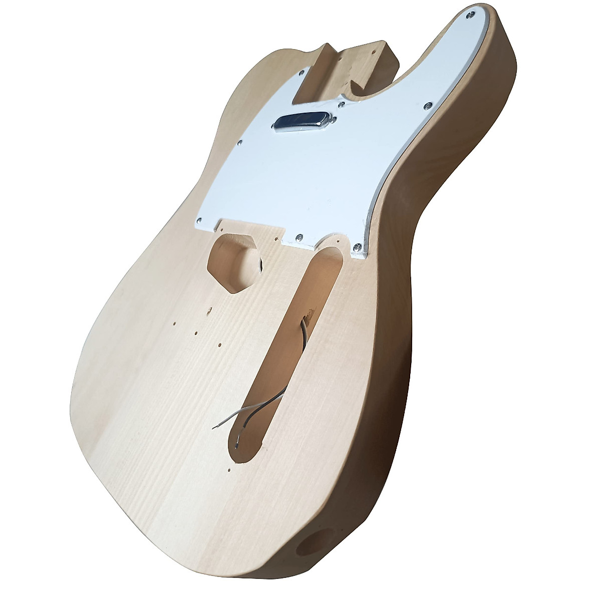 HENGYEE DIY Electric Guitar Kits 6 String Right Handed with Basswood Body maple neck & Rosewood fingerboard Chrome Hardware Build Your Own Guitar