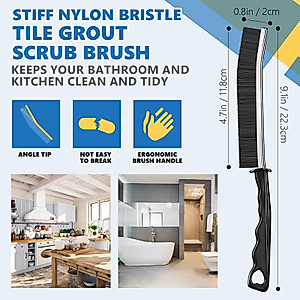 Crevice Cleaning Brush, Pack of 5, Hard Bristle Crevice Cleaning Brush, Shower Cleaner Brush, Bathroom Gap Cleaning Brush, Multifunctional Cleaning Tools, Gap Brush, Grout Brush for for Household Use