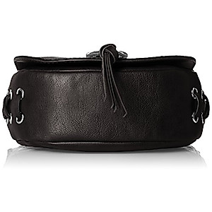 NINE WEST Ring Decoder Crossbody, Black/Black