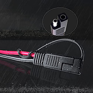 Goupchn Solar Panel Connectors to SAE Adapter Cable 10AWG Solar to SAE PV Extension Wire with 2PCS SAE to SAE Polarity Reverse Adapters for RV, Caravan, Solar Panels, Battery Charger Kit