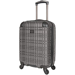 Ben Sherman Nottingham Lightweight Hardside 4-Wheel Spinner Travel Luggage, Charcoal, 2-Piece Set (20" & 28")