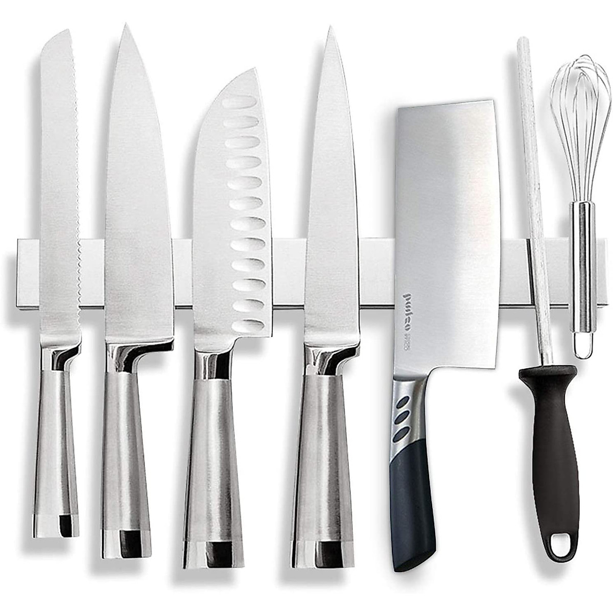 Cheer Collection Magnetic Knife Holder for Wall - 16 Inch Stainless Steel Knife Organizer, Kitchen Utensil Holder Knife Strip for Cooking Utensils, Art Supplies, Tools and Knives