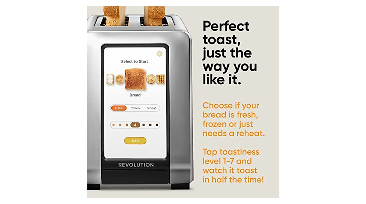 Revolution InstaGLO R180 Touchscreen Toaster – Fast, Smart & Tasty