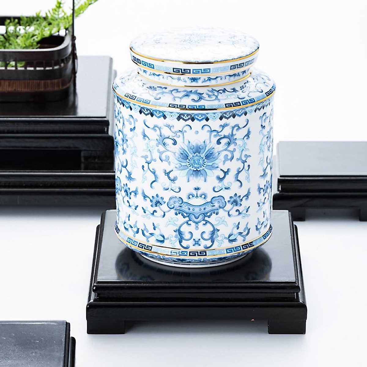 Cabilock Farmhouse Riser for Room Decor: Decorative Pedestal Stand Beautiful Pedestal Stand Uniquely Displays Your Decorations Rustic Bathroom Counter Tray and Kitchen Decor