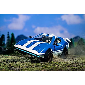 FORTNITE Joy Ride Whiplash Vehicle (Blue & White), with 4-inch Articulated X-Lord Figure