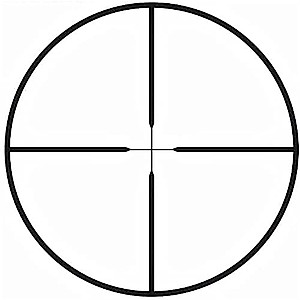 Lightweight Stainless Chrome Silver Rifle Scope 3-9x32 for 10/22 Sporter 1022 22 Auto with Weaver Style Scope Rings