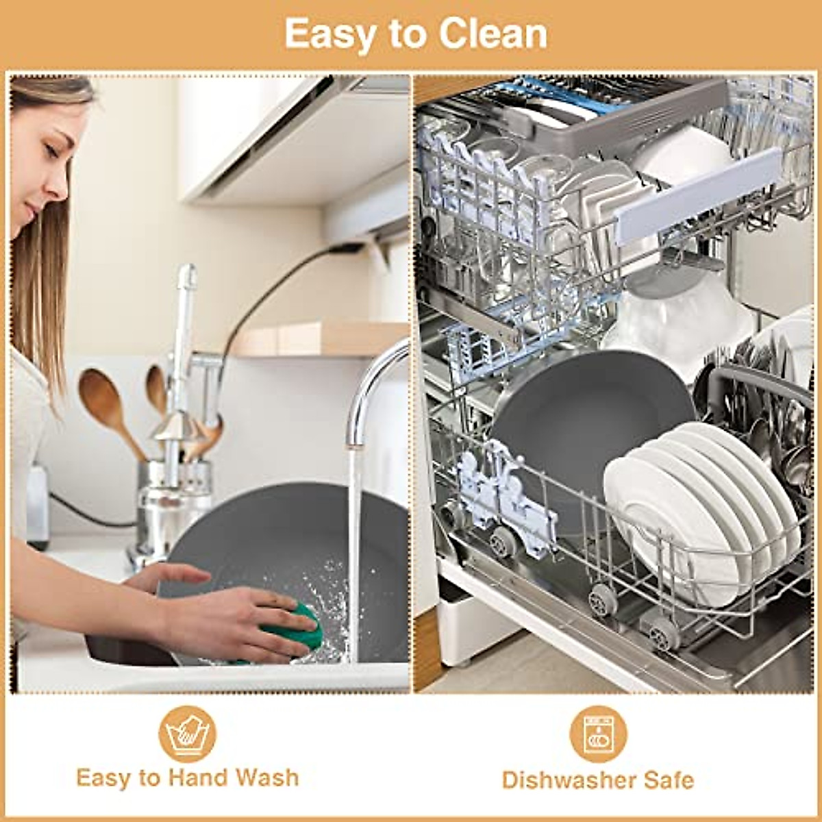 Silicone Crock Pot Liner fit Crock-Pot 7-8 Quart Oval Slow Cooker，Reusable & Leakproof Dishwasher Safe Cooking Liner for 7 Quart Crock Pot (2pcs-Grey [Fit 7 to 8 QT][12"D x 9.25"W x 4.92"H])